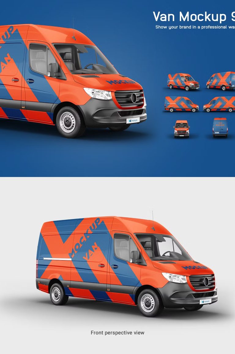Van Mockup 9 - The Danny - Mockup Design Resources