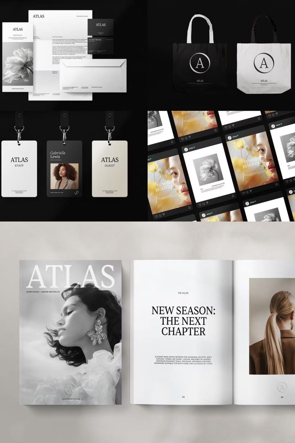 ATLAS / Branding Mockups (02) - The Danny - Mockup Design Resources