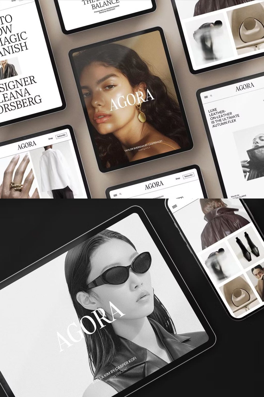 AGORA / Devices Mockups - The Danny - Mockup Design Resources