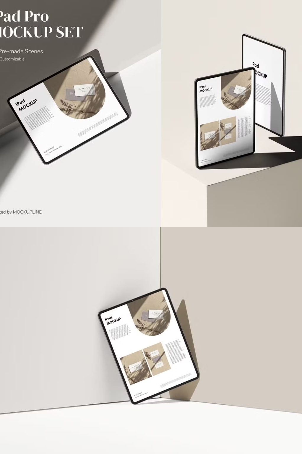 Minimal iPad Mockup - The Danny - Mockup Design Resources