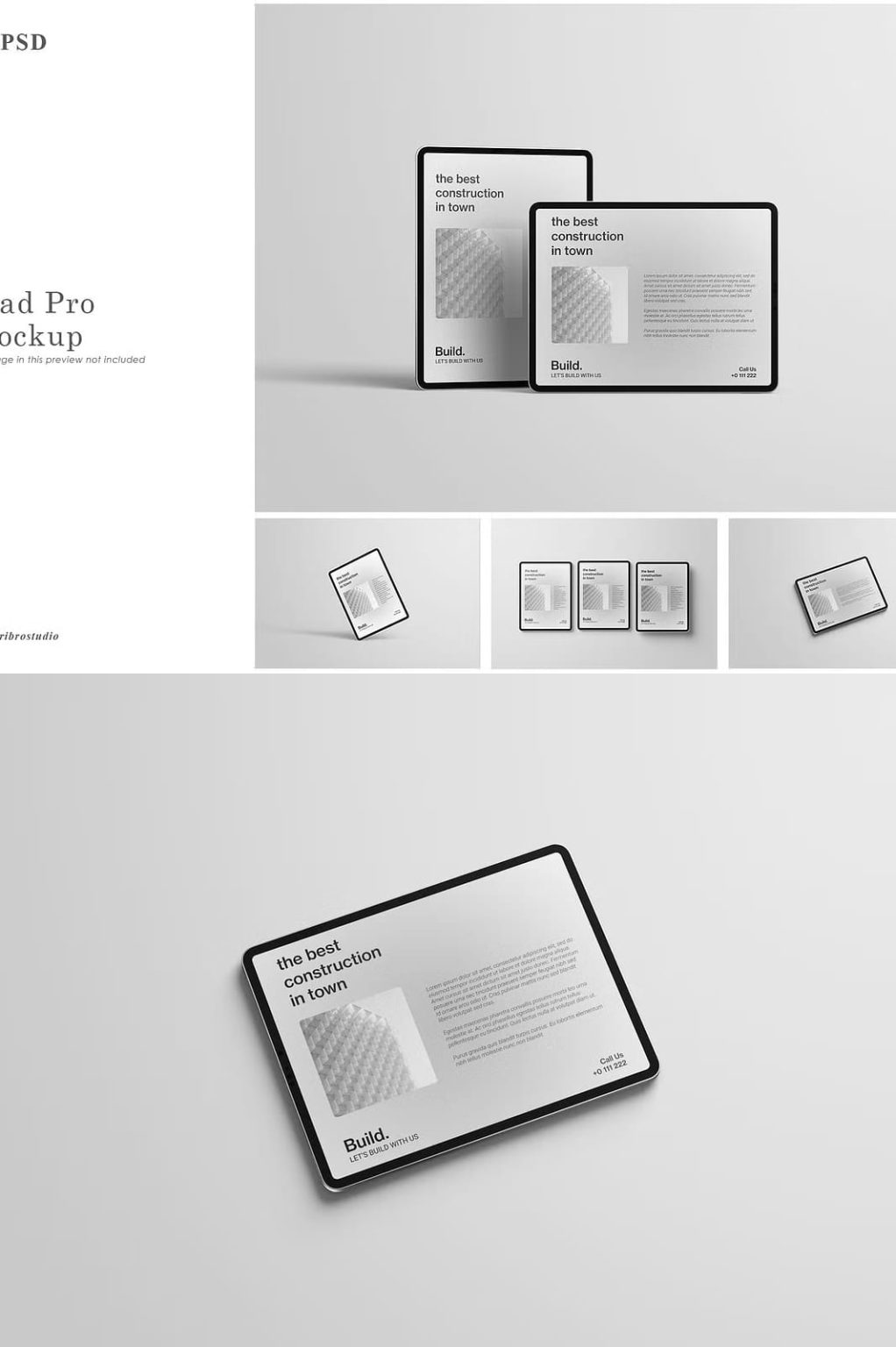 iPad Pro Mockup - The Danny - Mockup Design Resources