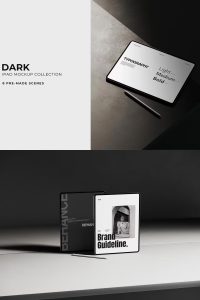 Dark iPad Mockup Collection - The Danny - Mockup Design Resources