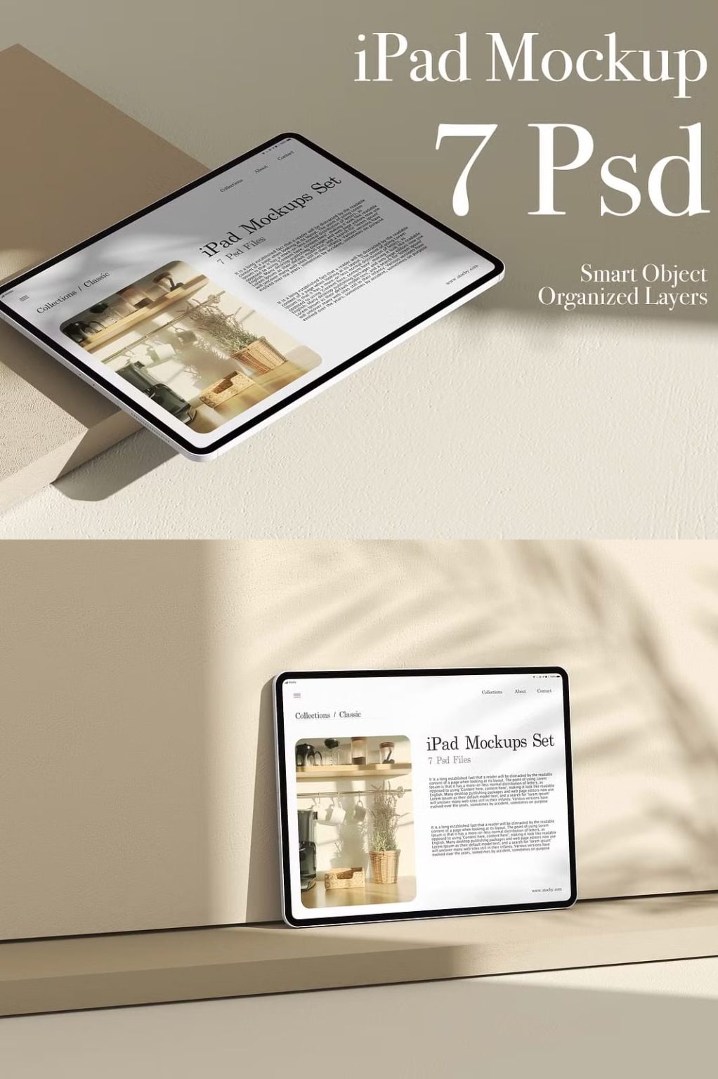 iPad Mockup 7 Psd Files - The Danny - Mockup Design Resources