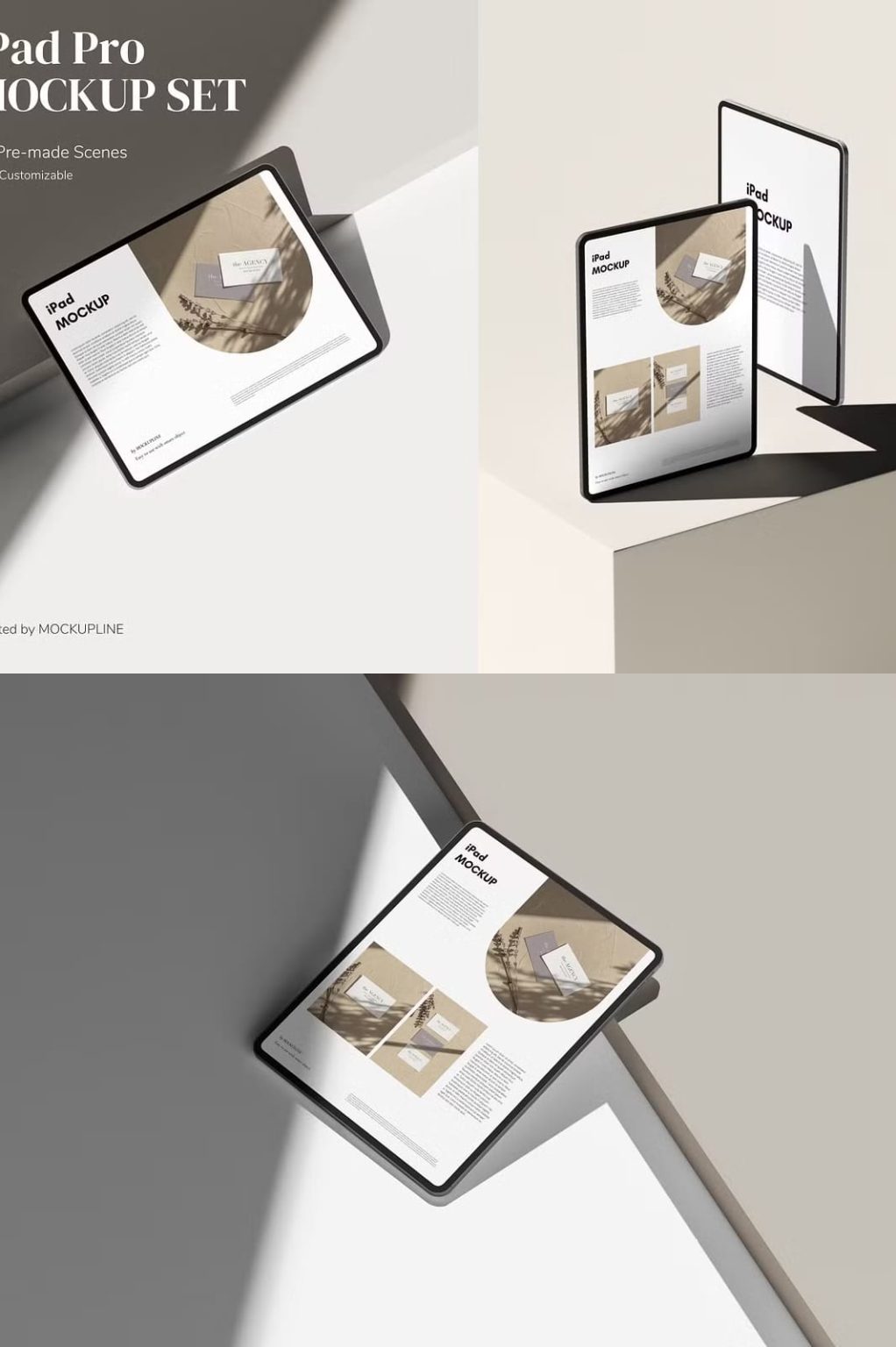 Minimal iPad Mockup - The Danny - Mockup Design Resources