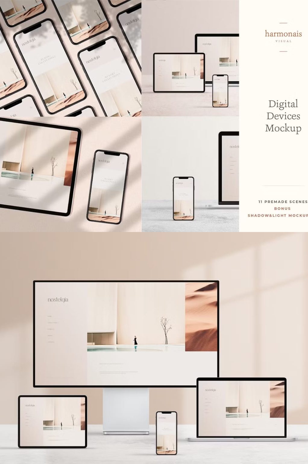 Digital Devices Mockup - The Danny - Mockup Design Resources