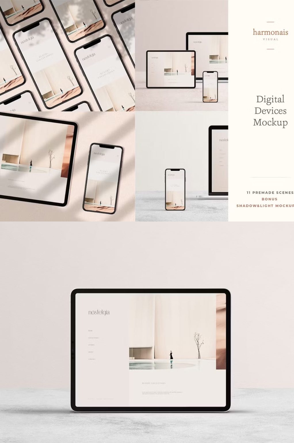 Digital Devices Mockup - The Danny - Mockup Design Resources
