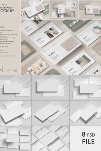 Slides Presentation Mockup - The Danny - Mockup Design Resources