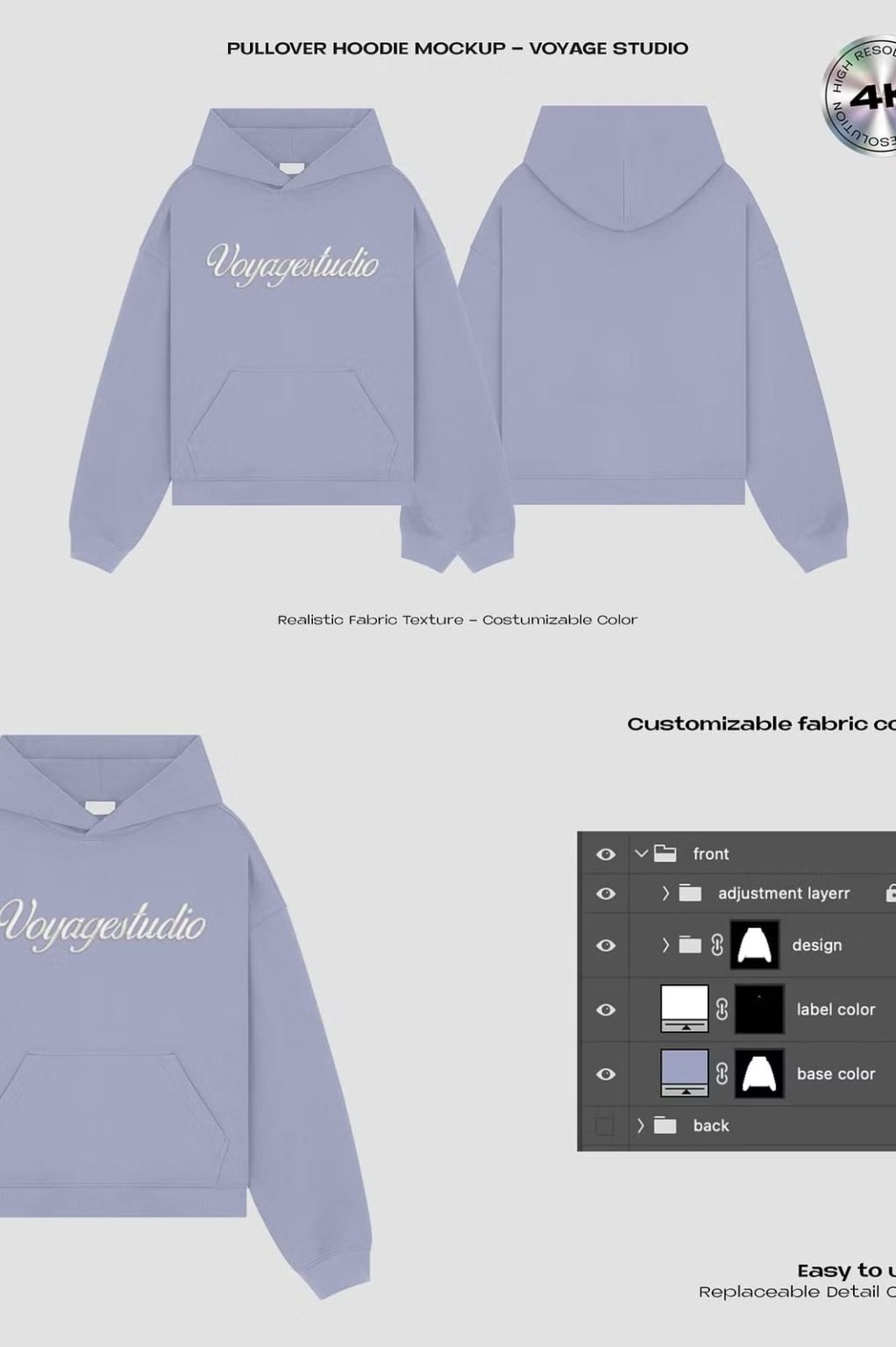 PULLOVER HOODIE MOCKUP - The Danny - Mockup Design Resources