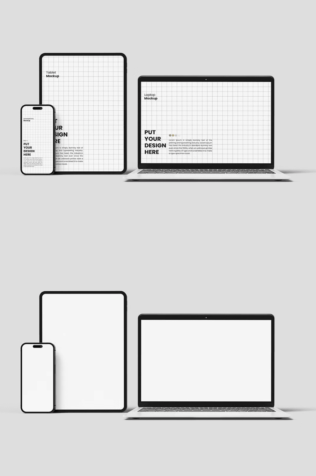 Multi Devices Mockup - The Danny - Mockup Design Resources