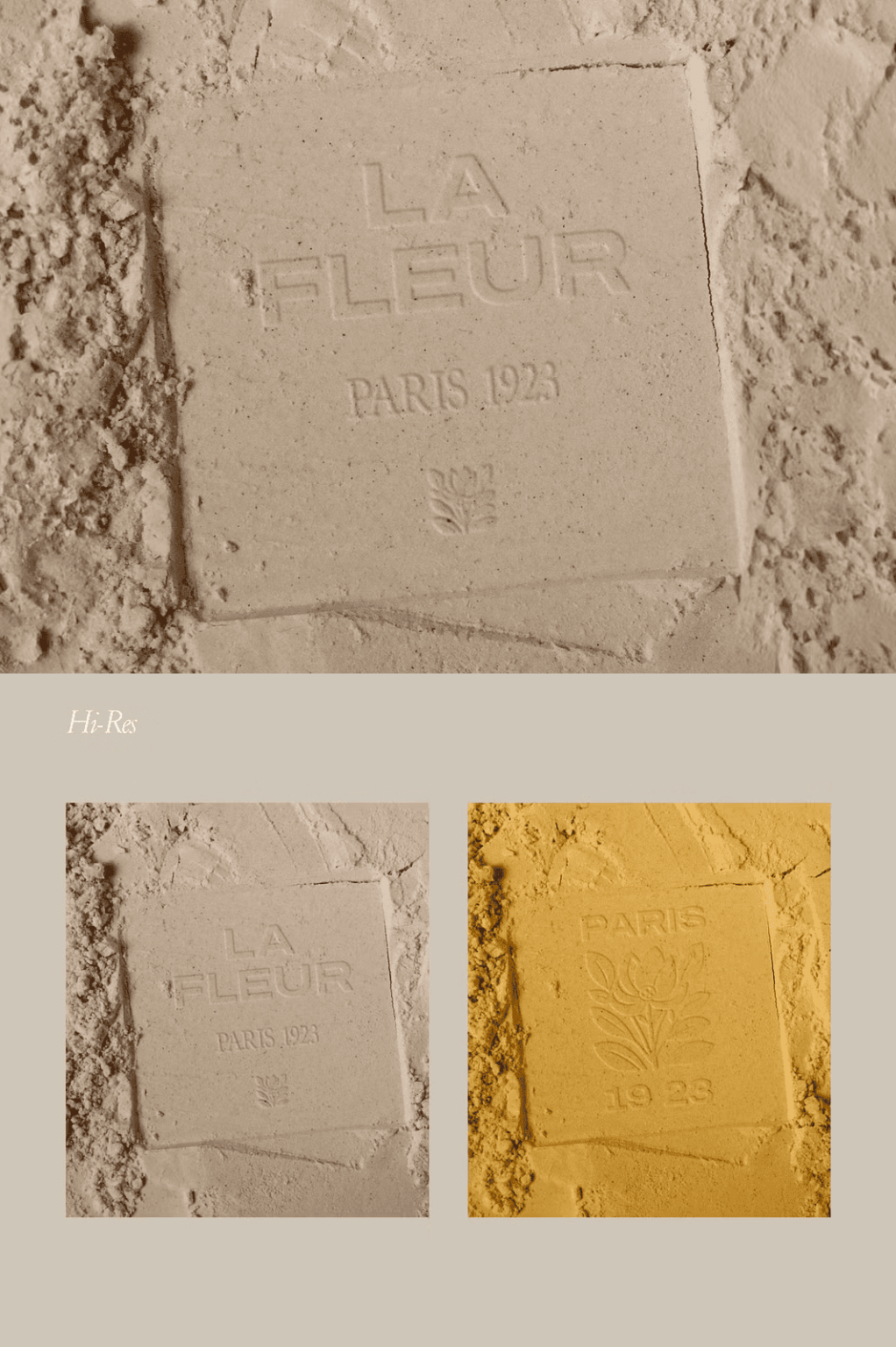Embossed Powder Logo Mockup 01 - The Danny - Mockup Design Resources