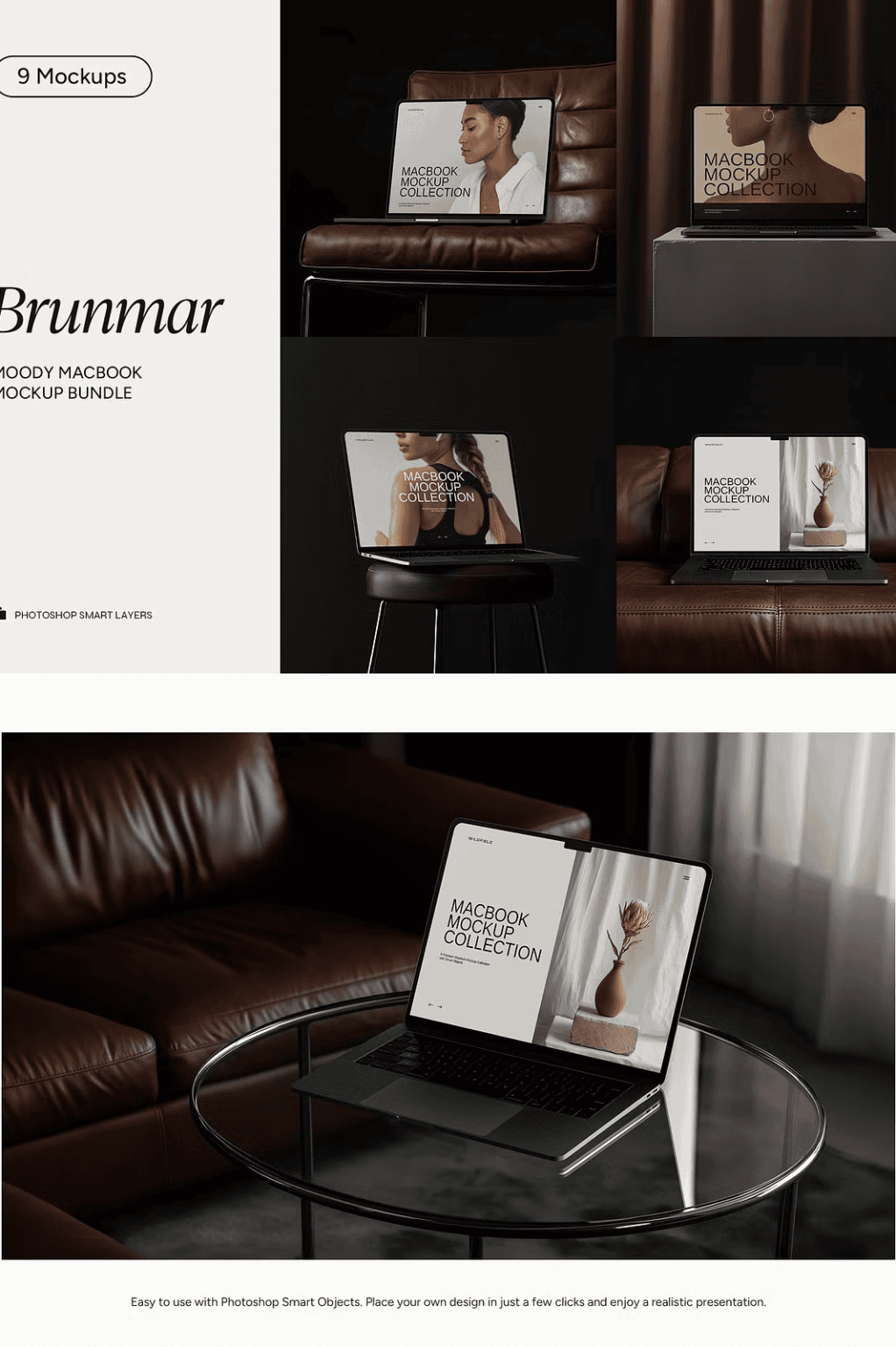 MacBook Laptop Mockup Bundle - The Danny - Mockup Design Resources