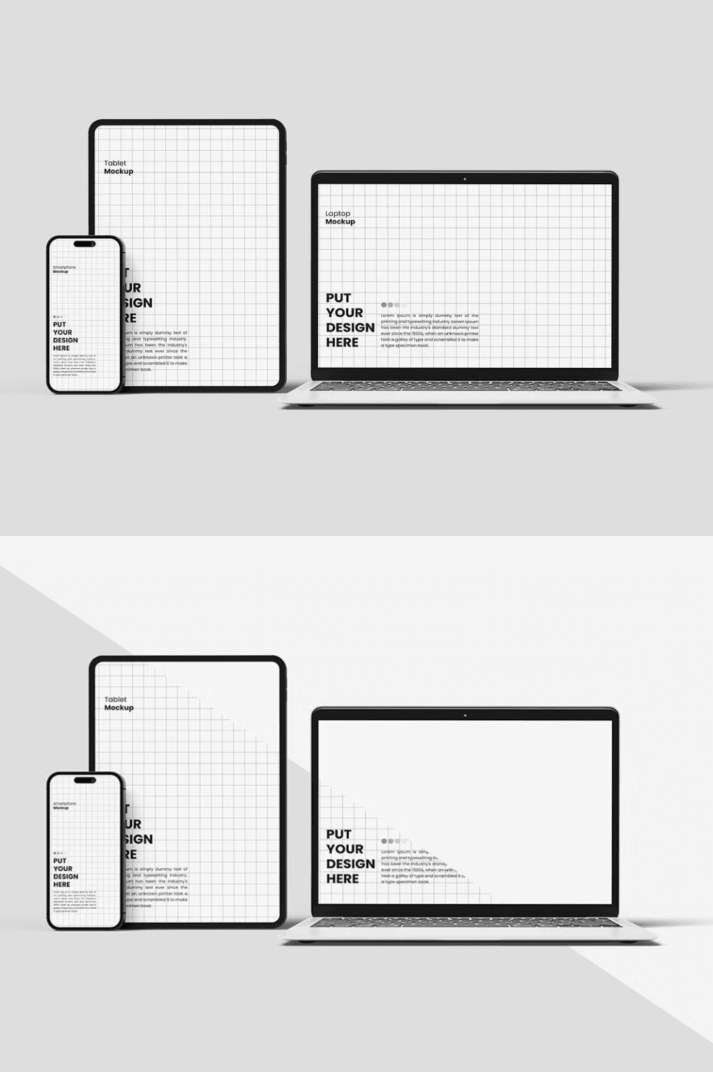 Multi Devices Mockup - The Danny - Mockup Design Resources