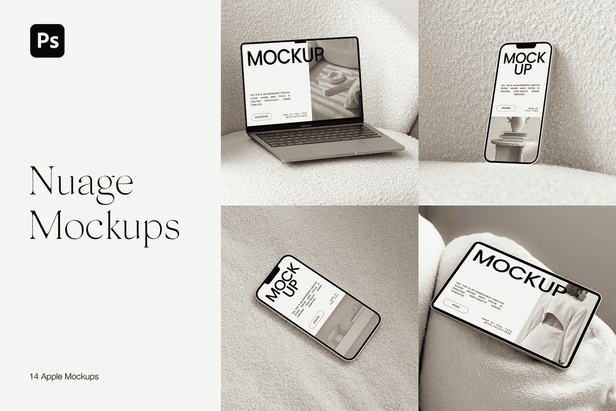 Multi Device Mockup - The Danny - Mockup Design Resources