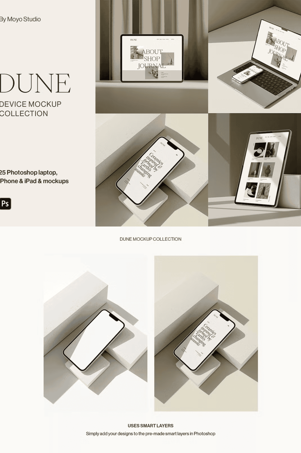 25 Color Customizable Device Mockups - The Danny - Mockup Design Resources