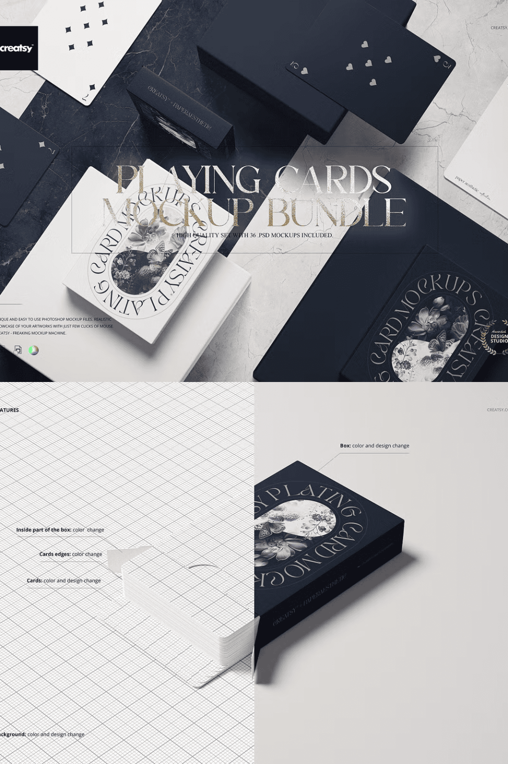 Playing Cards Mockup Bundle - The Danny - Mockup Design Resources